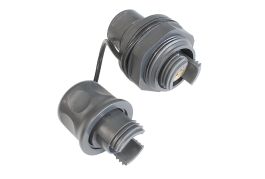 2 Channel Jam Nut Bulkhead Connector