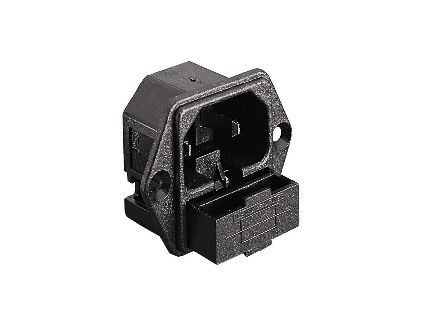 Fused 2 Pin IEC Flange Mount Inlet / 320 C14 - PF0006 / PF0007 Range