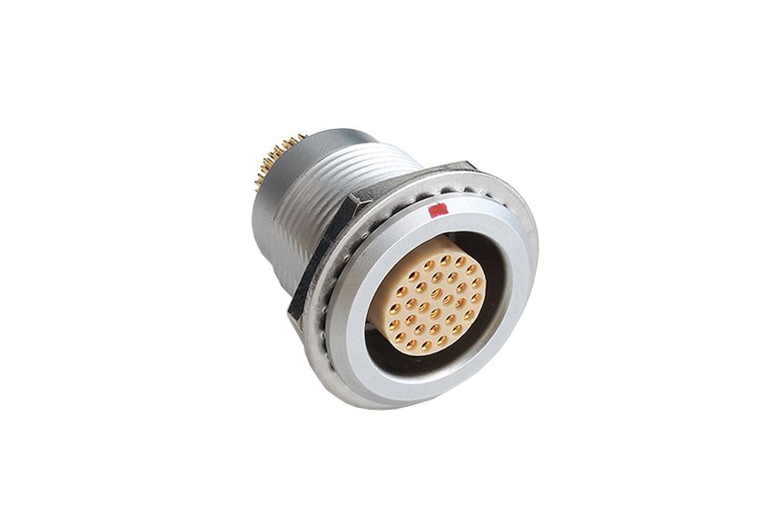 30 Contacts Fixed Socket 3X Series Push Pull Connector